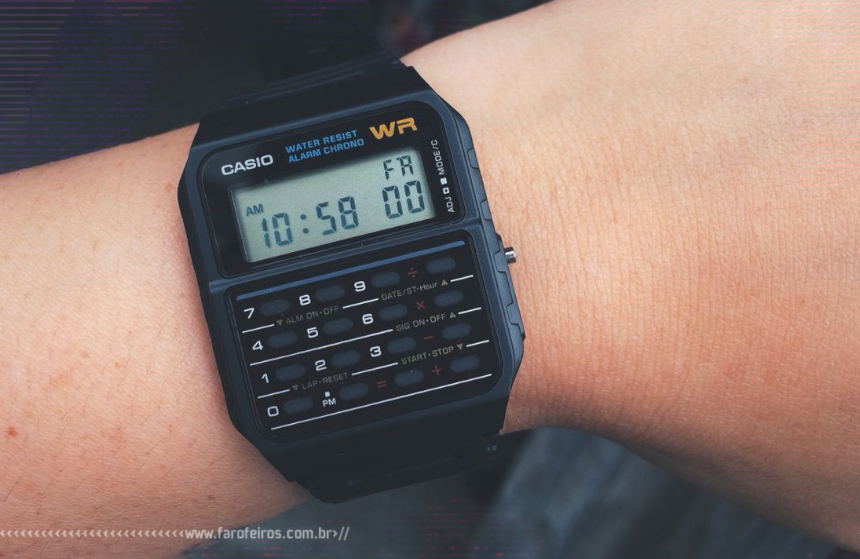 Casio relança o clássico relógio-calculadora