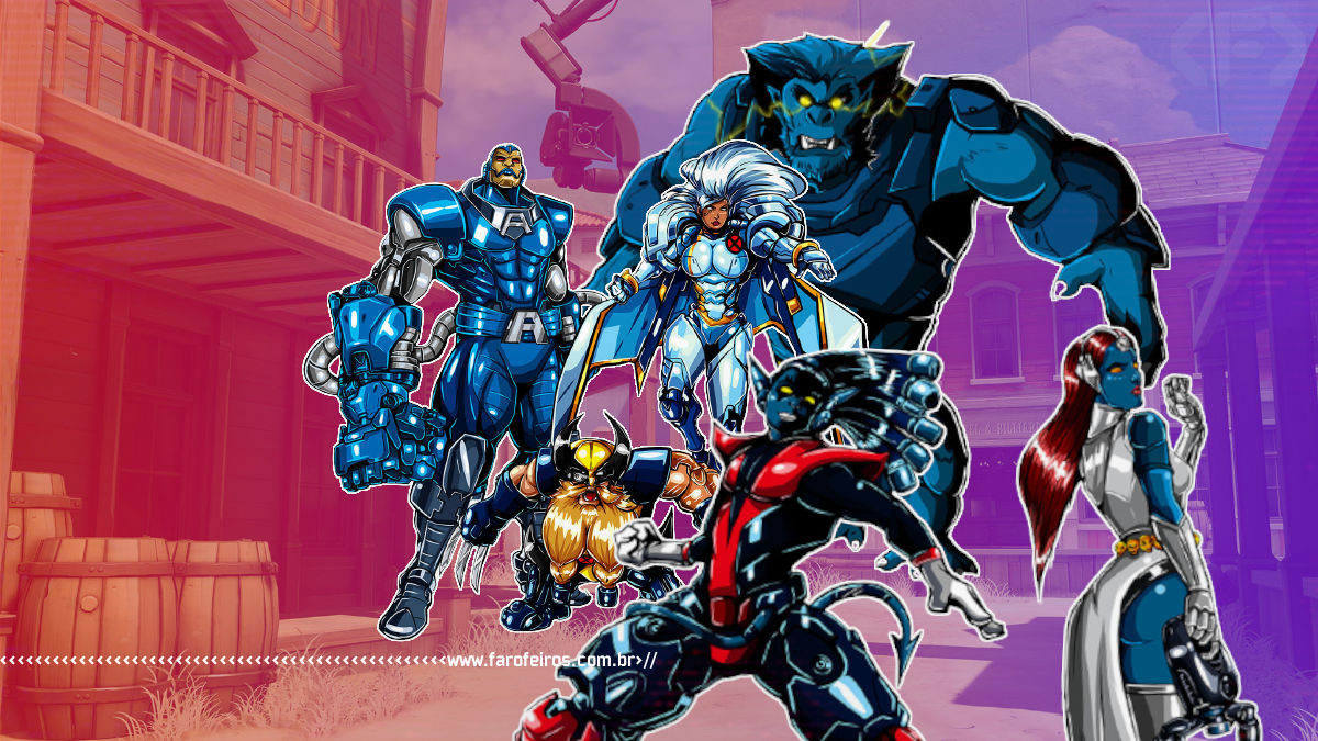 Overwatch com visuais dos X-Men