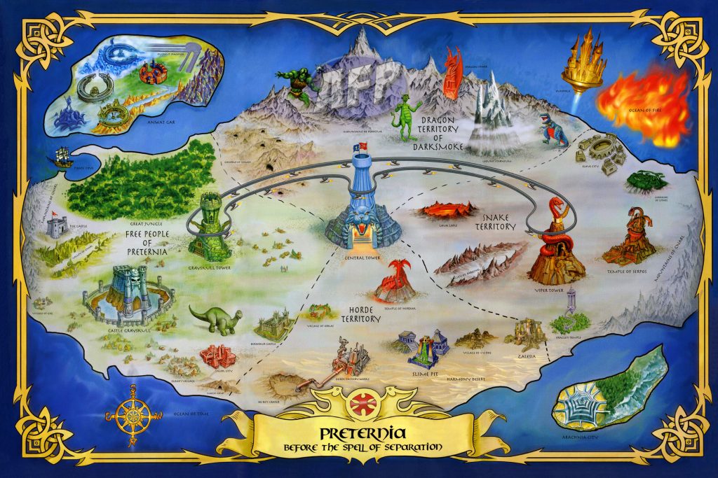 Mapas de mundos da fantasia