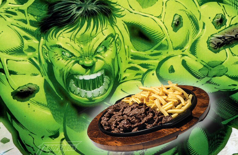 Hulk Filé com Fritas!