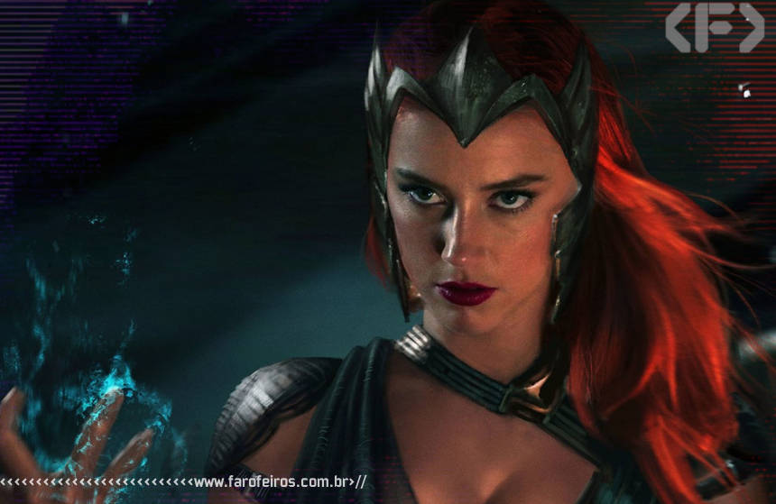 Mera se envolvendo com o inimigo