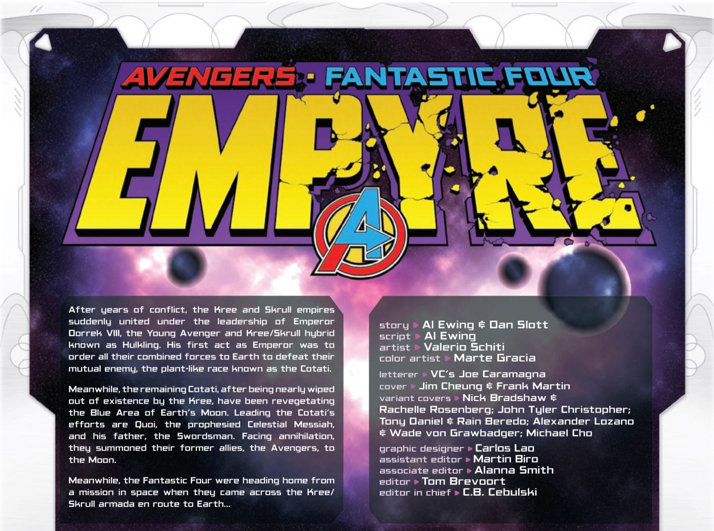 Preview de Empyre #1 da Marvel Comics